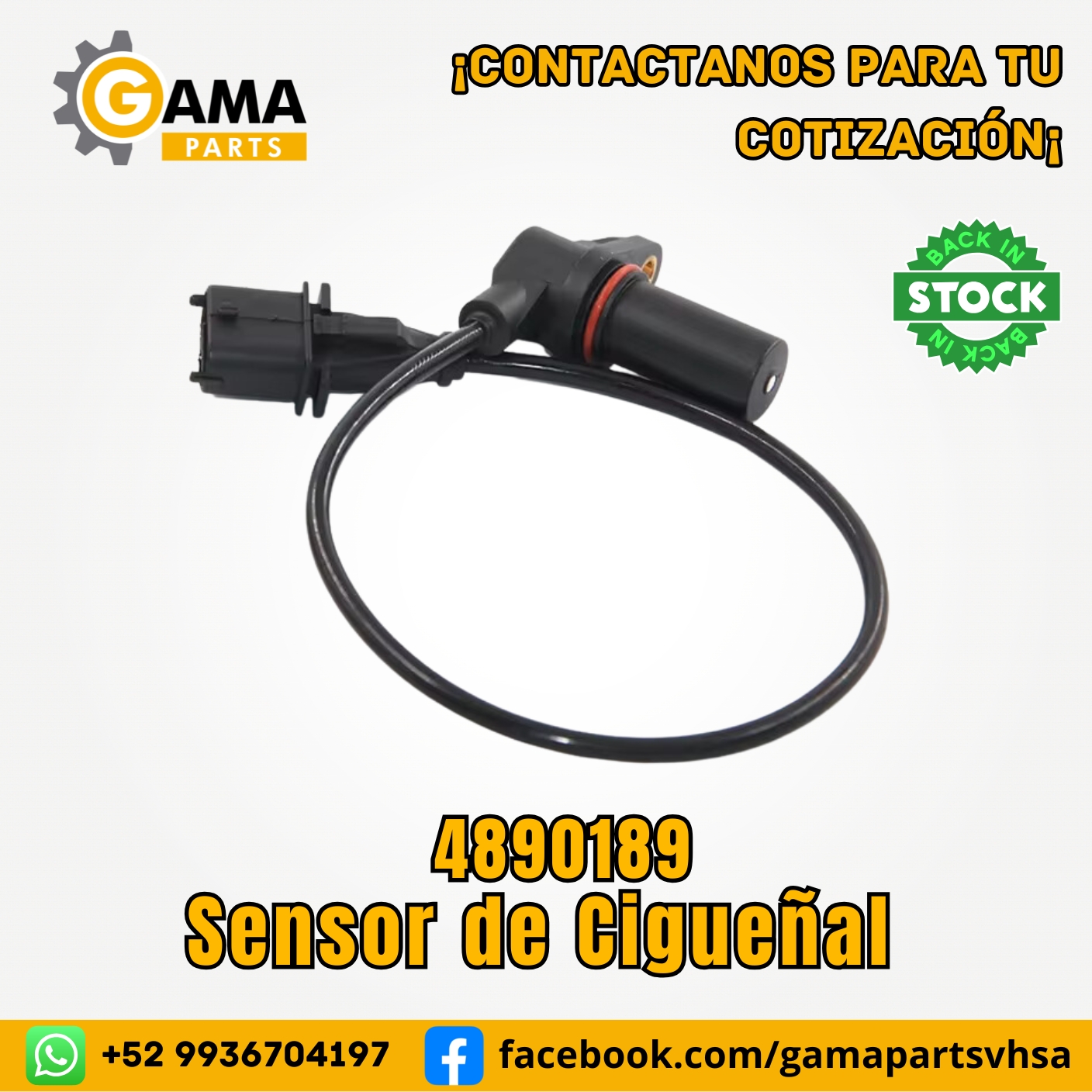 Gama Parts Mx / Venta de Refacciones para maquinaria Pesada